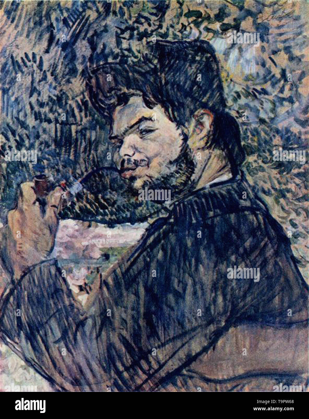 Henri de Toulouse-Lautrec - portrait cip godebsky 1896 Stock Photo - Alamy