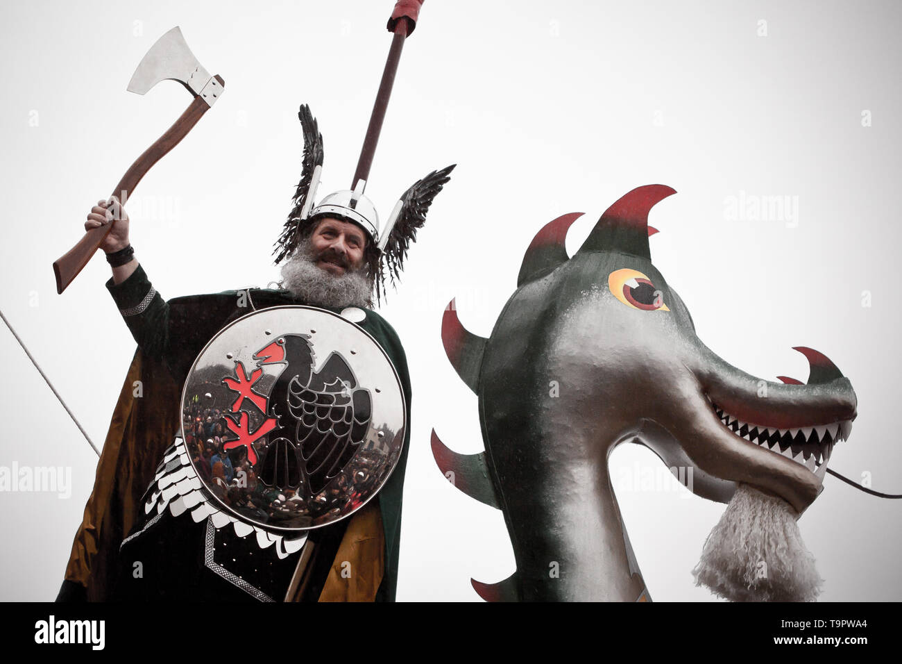 2015 Up Helly Aa Guizer Jarl Neil Robertson (aka Olav Haraldsson). Up ...