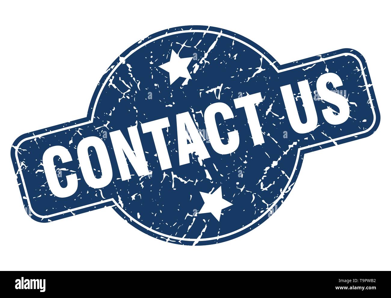 contact us vintage round isolated stamp Stock Vector Image & Art - Alamy