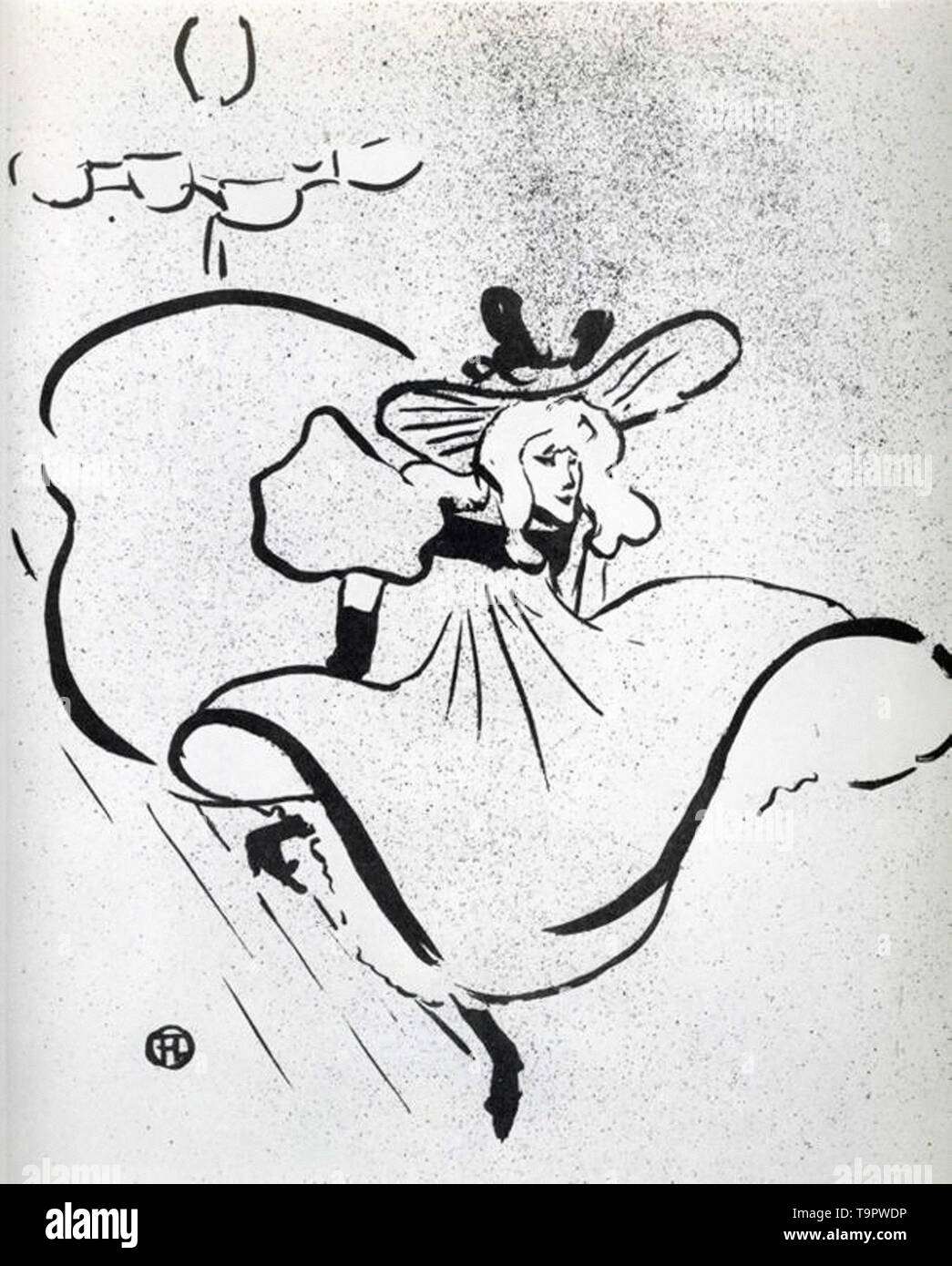 Henri de Toulouse-Lautrec - jane avril Stock Photo - Alamy