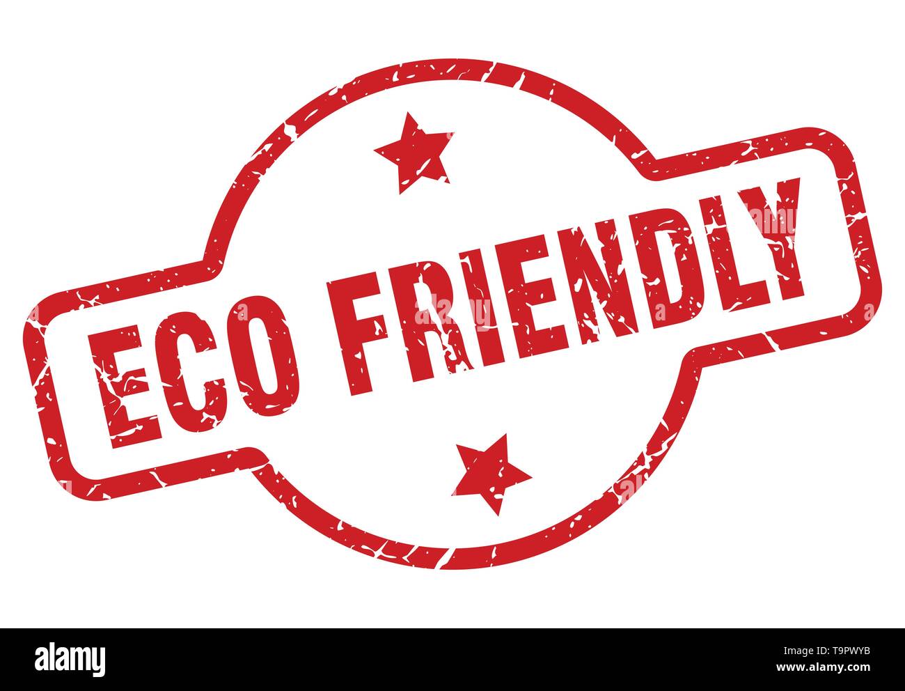 eco friendly stamp isolated on white Stock Vector Image & Art - Alamy