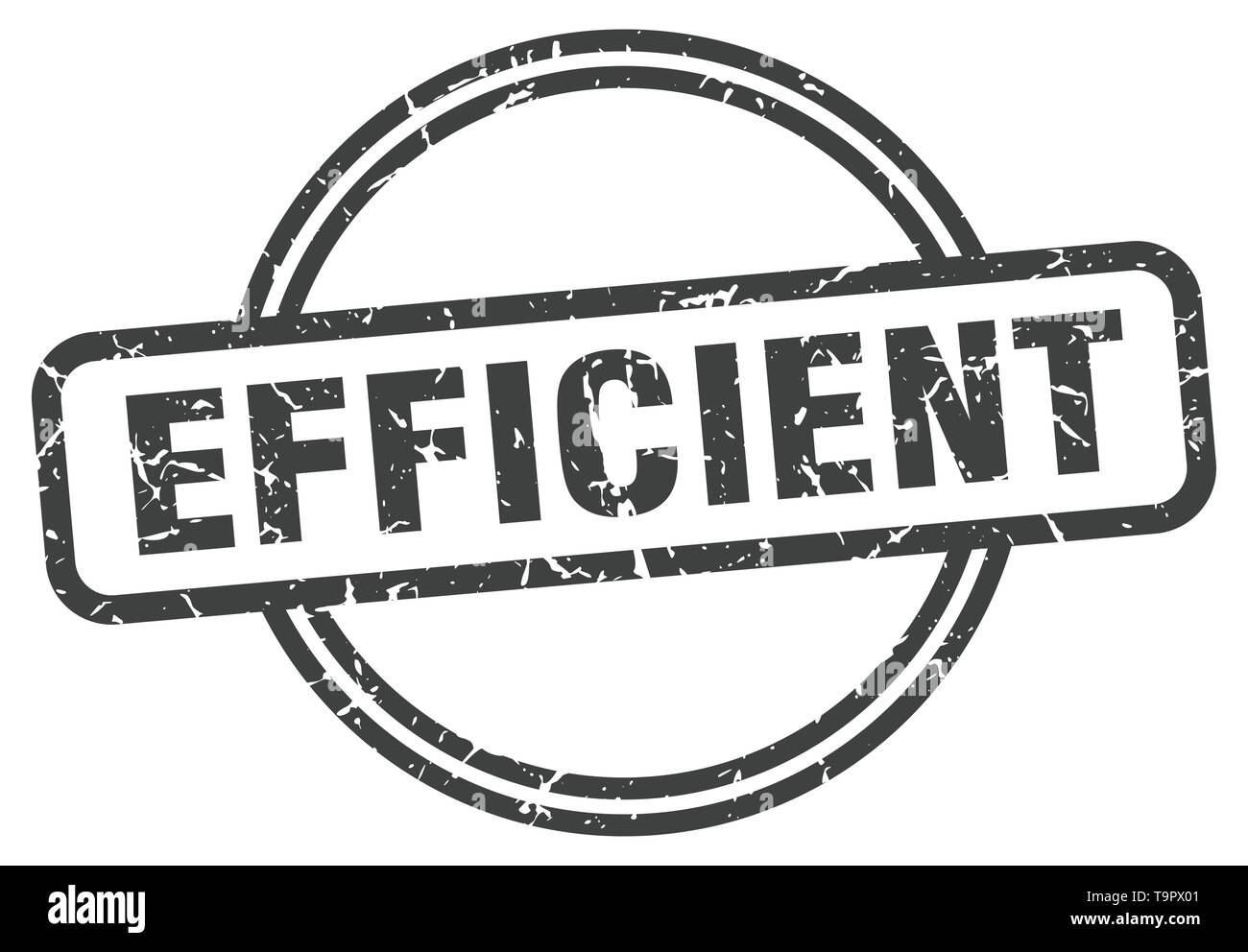 efficient vintage stamp. efficient sign Stock Vector Image & Art - Alamy