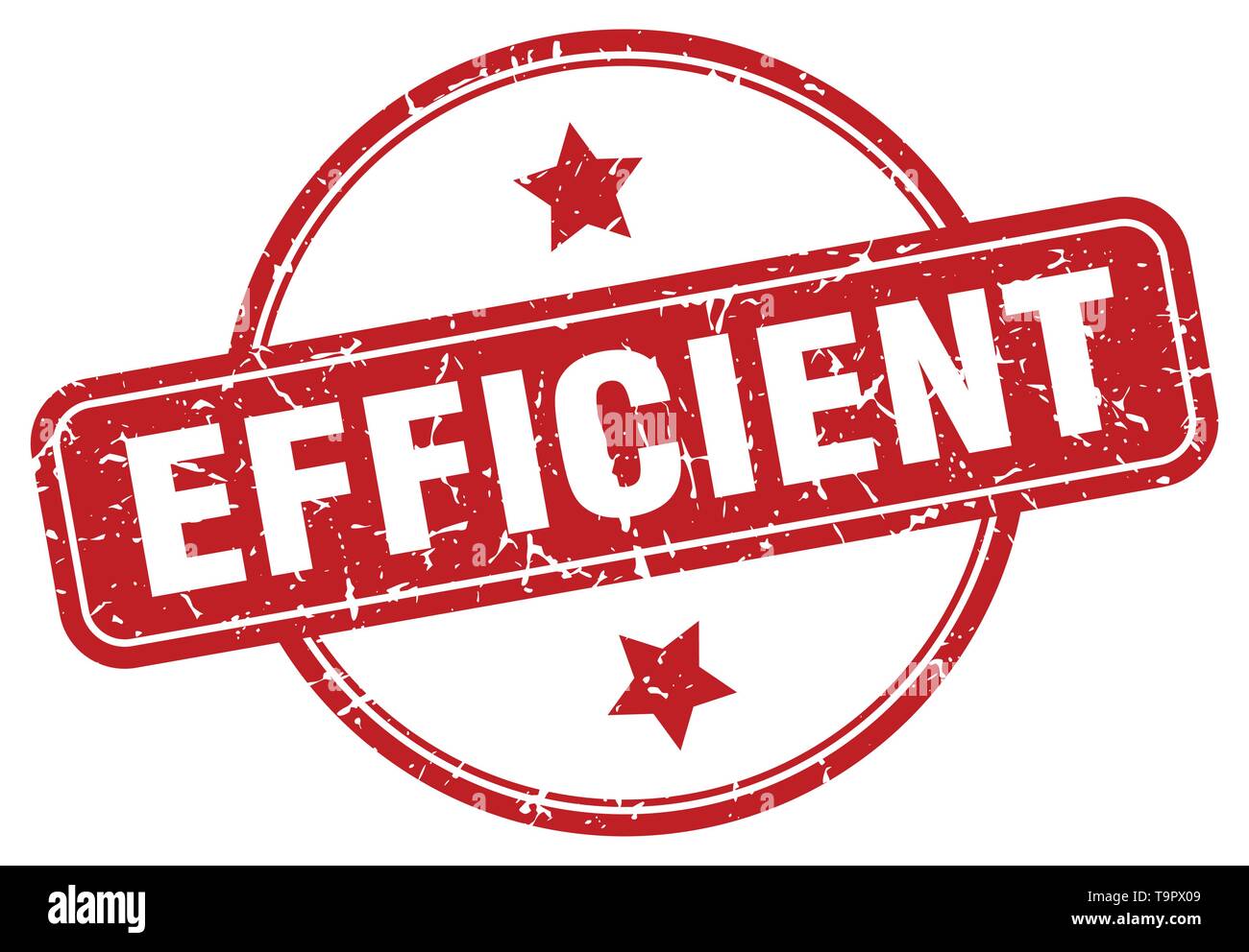 efficient vintage round isolated stamp Stock Vector Image & Art - Alamy