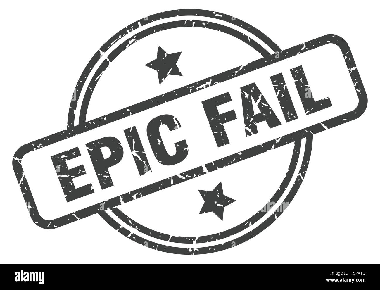 epic fail stamp isolated on white Stock Vector Image & Art - Alamy