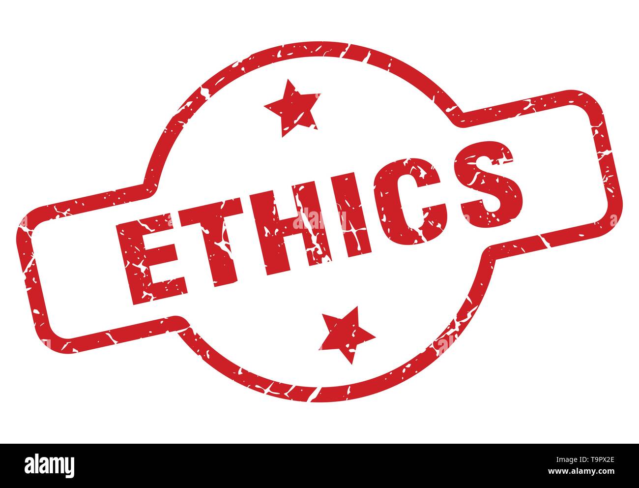 ethics stamp isolated on white Stock Vector Image & Art - Alamy