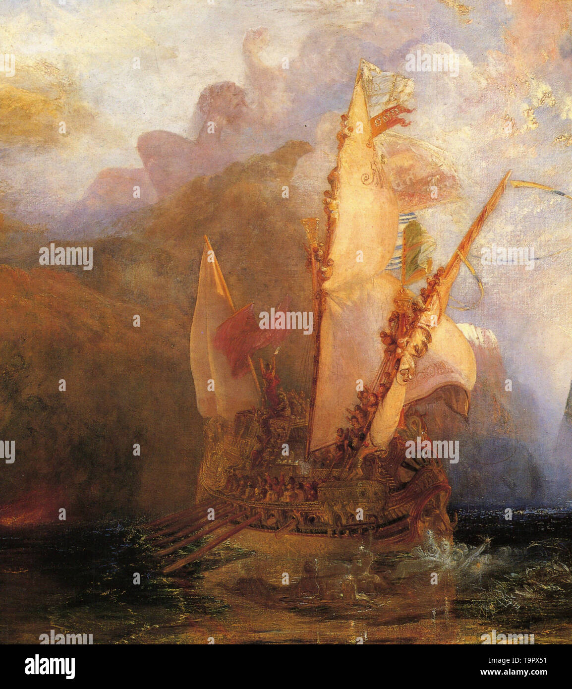 Joseph Mallord William Turner - odysseus deriding polyphemus detail 18 ...