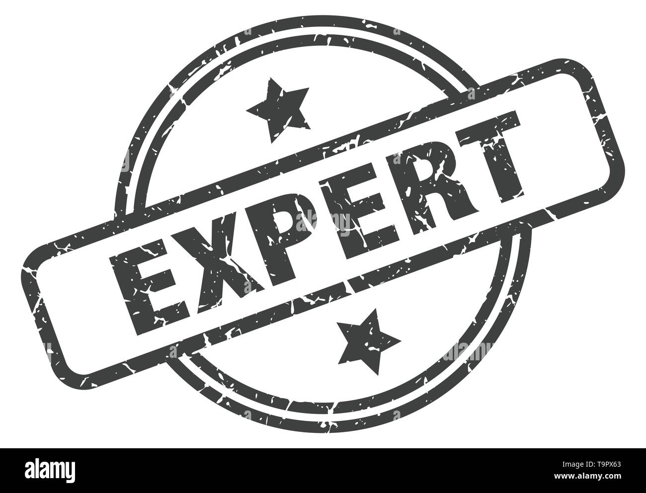 expert stamp isolated on white Stock Vector Image & Art - Alamy