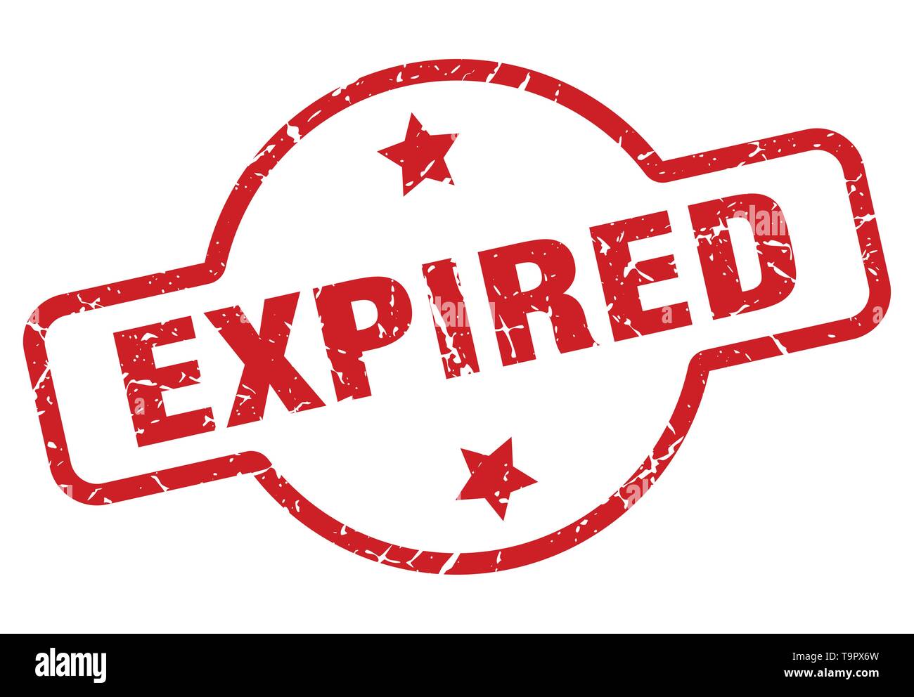 expired stamp isolated on white Stock Vector Image & Art - Alamy