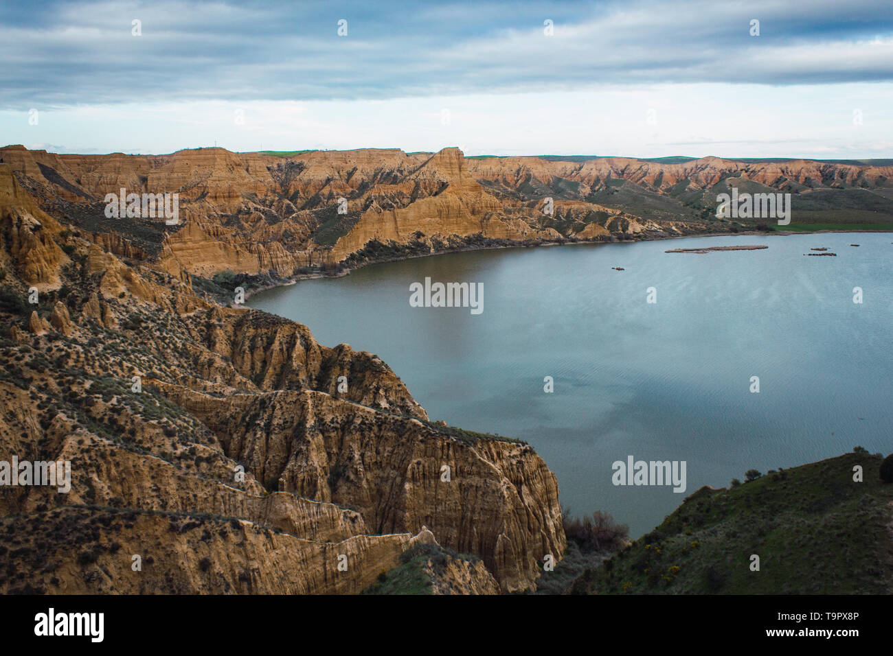 landscape of a valley with steep stone Stock Photo - Alamy