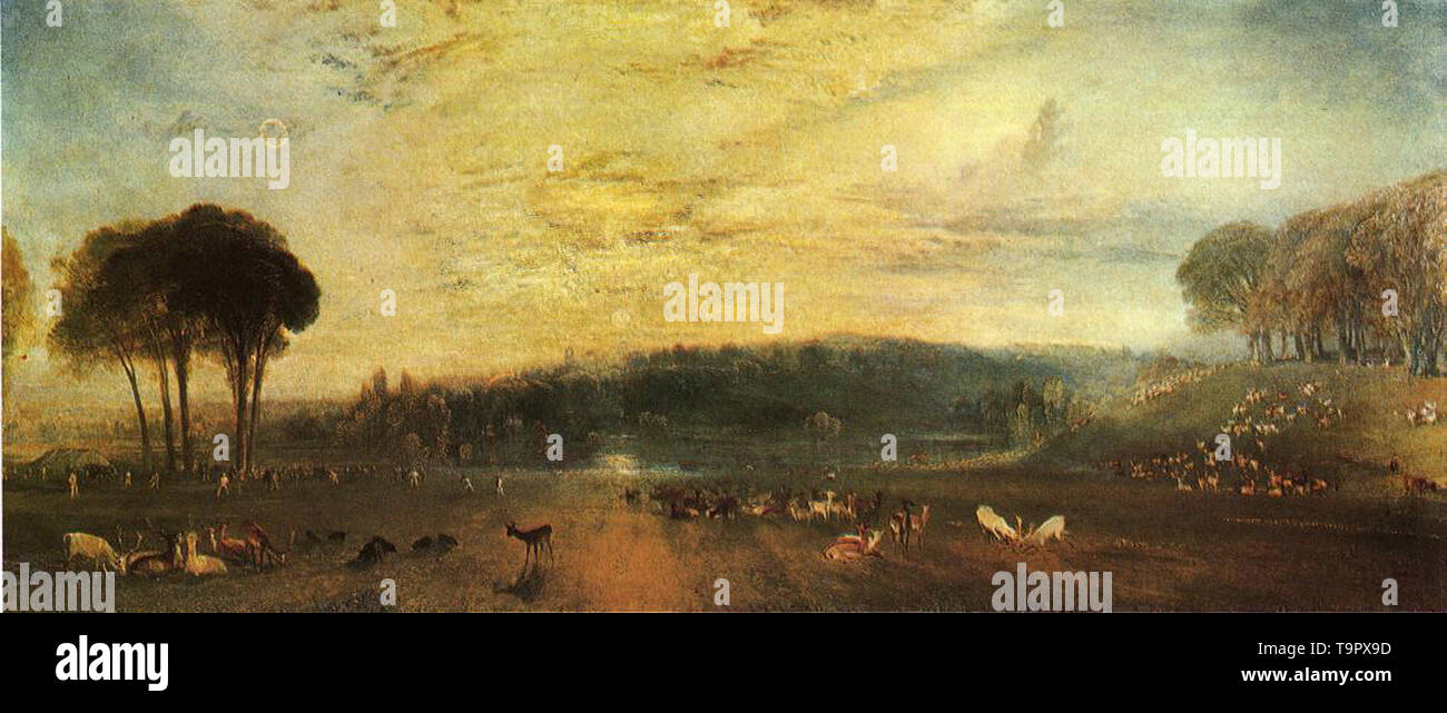Joseph turner painting sunset hi-res stock photography and images - Alamy