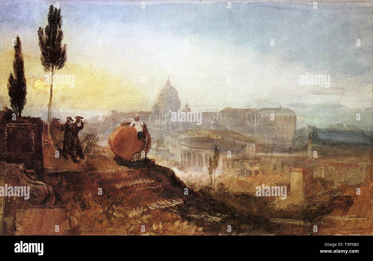 Joseph Mallord William Turner Rome High Resolution Stock Photography ...