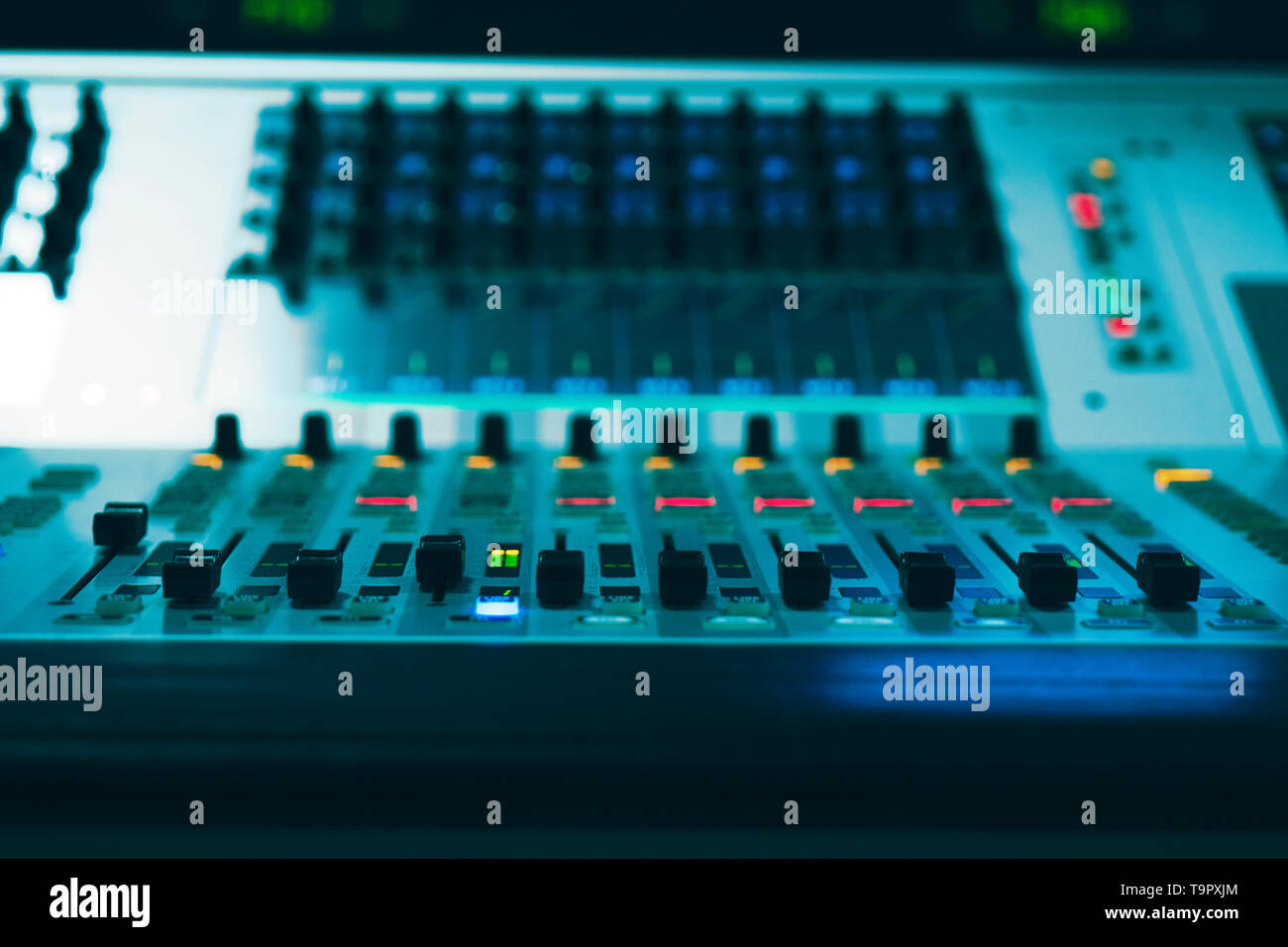 Sound mixer control hi-res stock photography and images - Alamy
