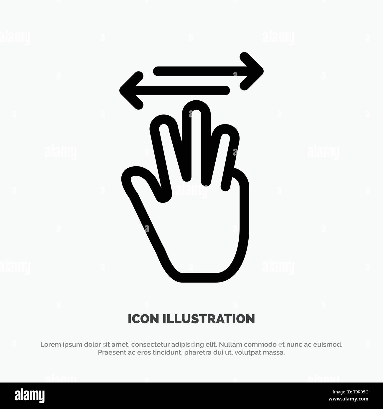 Left to right motion Stock Vector Images - Alamy