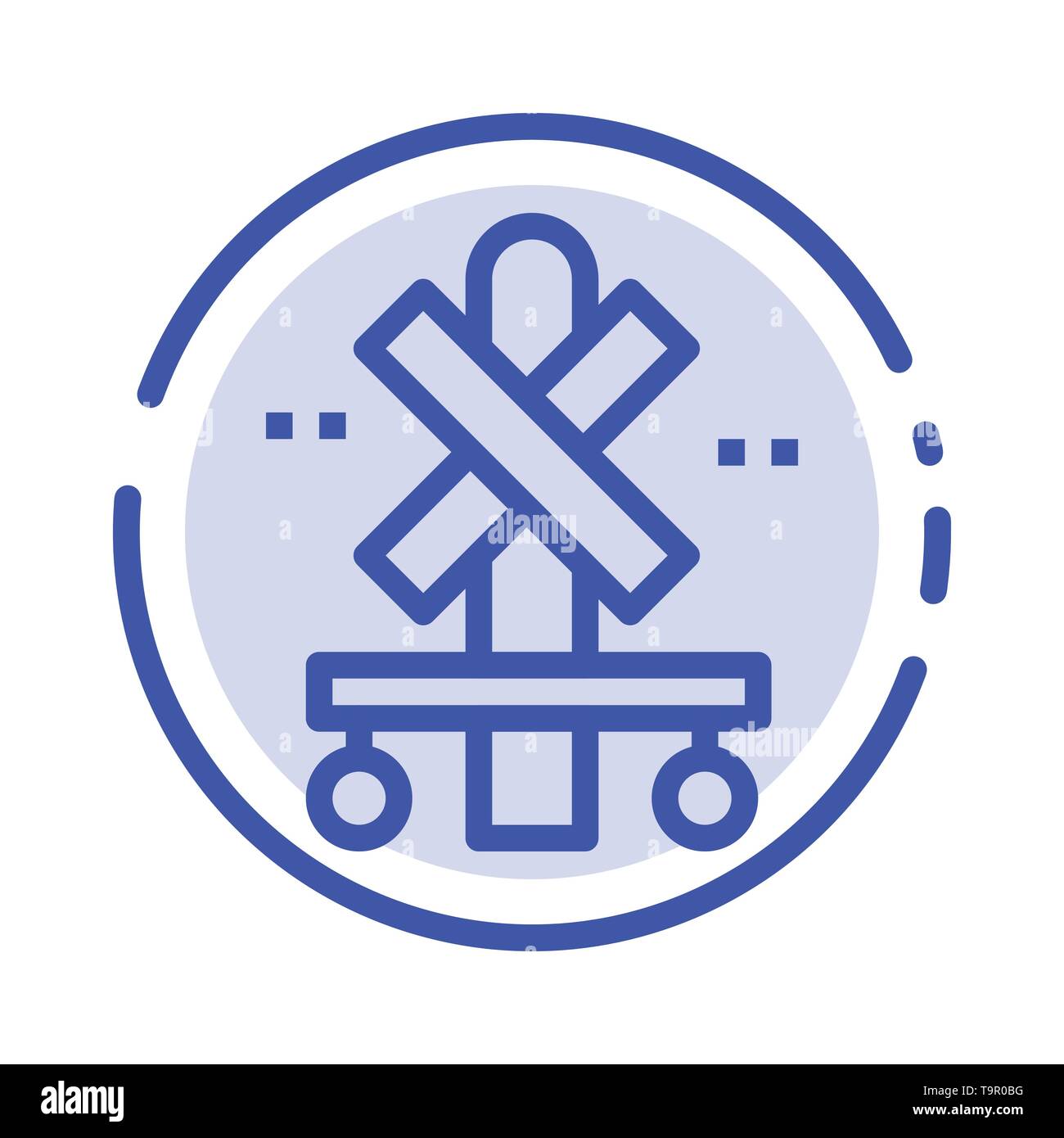 Railroad crossing sign line drawing hi-res stock photography and images ...