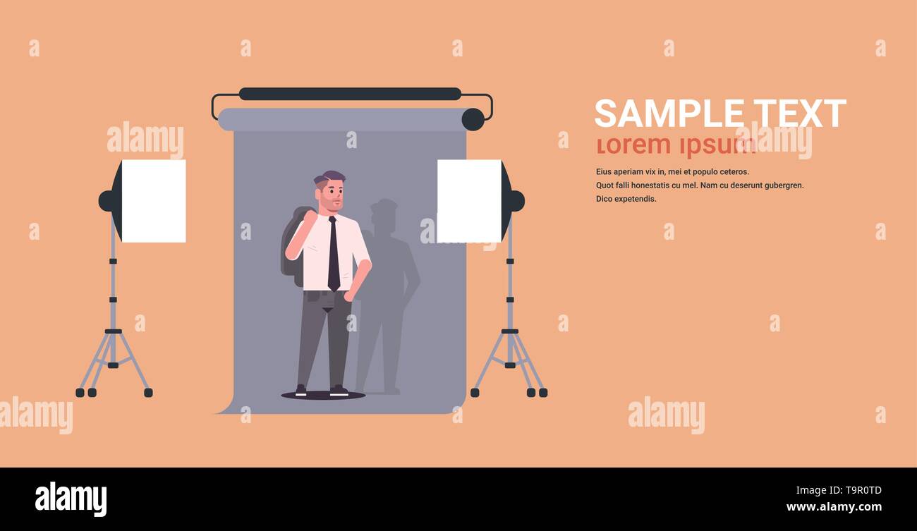 Full length photo posing Stock Vector Images - Alamy