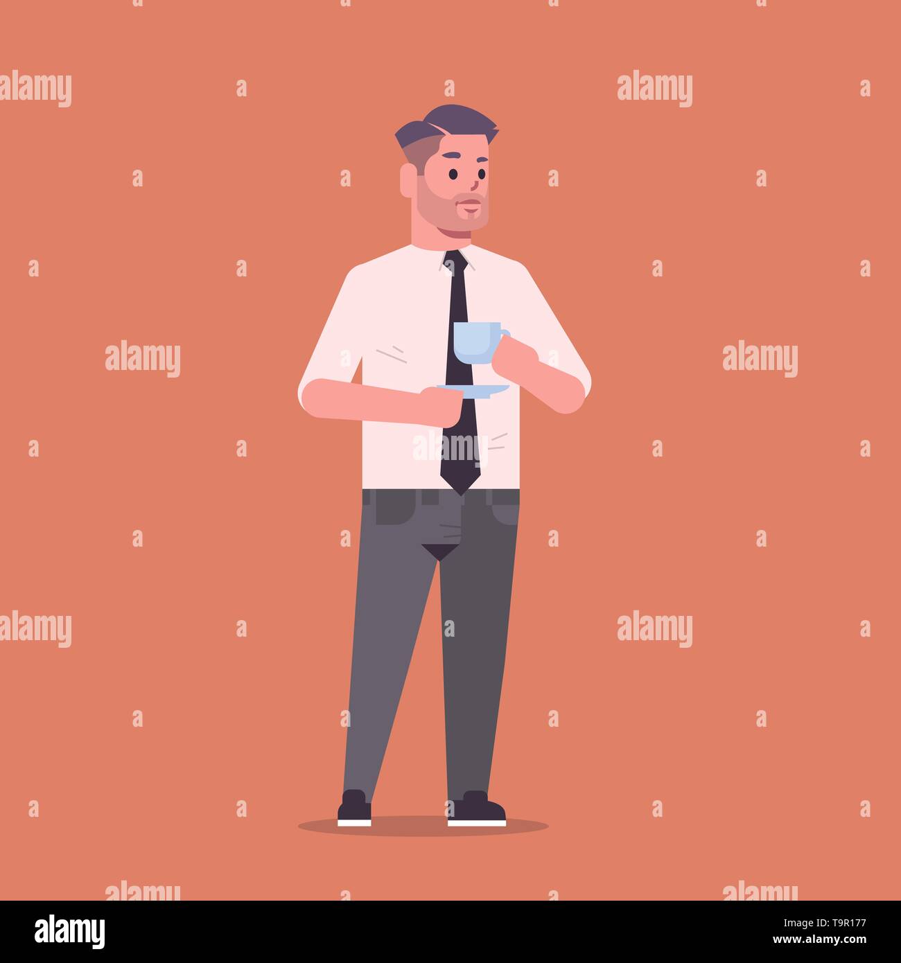 Confident person smiling in Stock Vector Images - Alamy