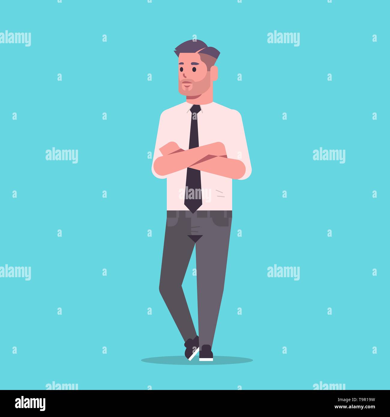 Confident person smiling in Stock Vector Images - Alamy
