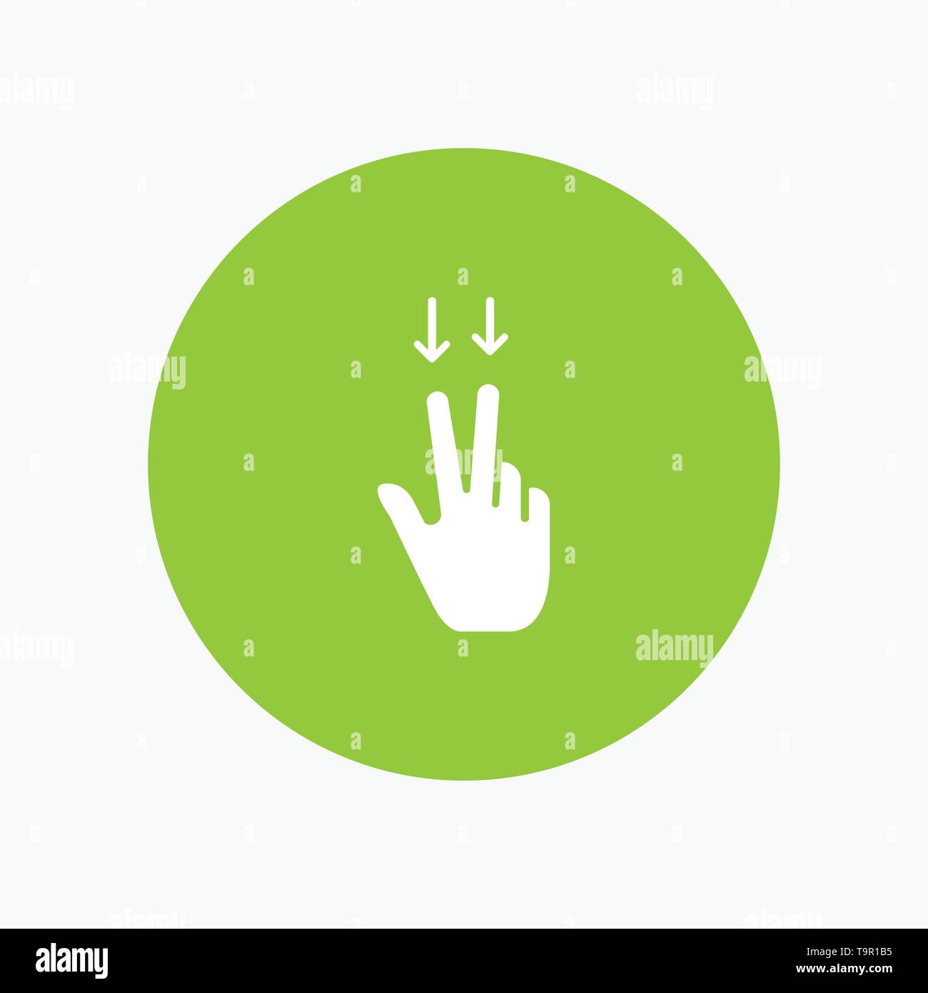 Palm down Stock Vector Images - Alamy