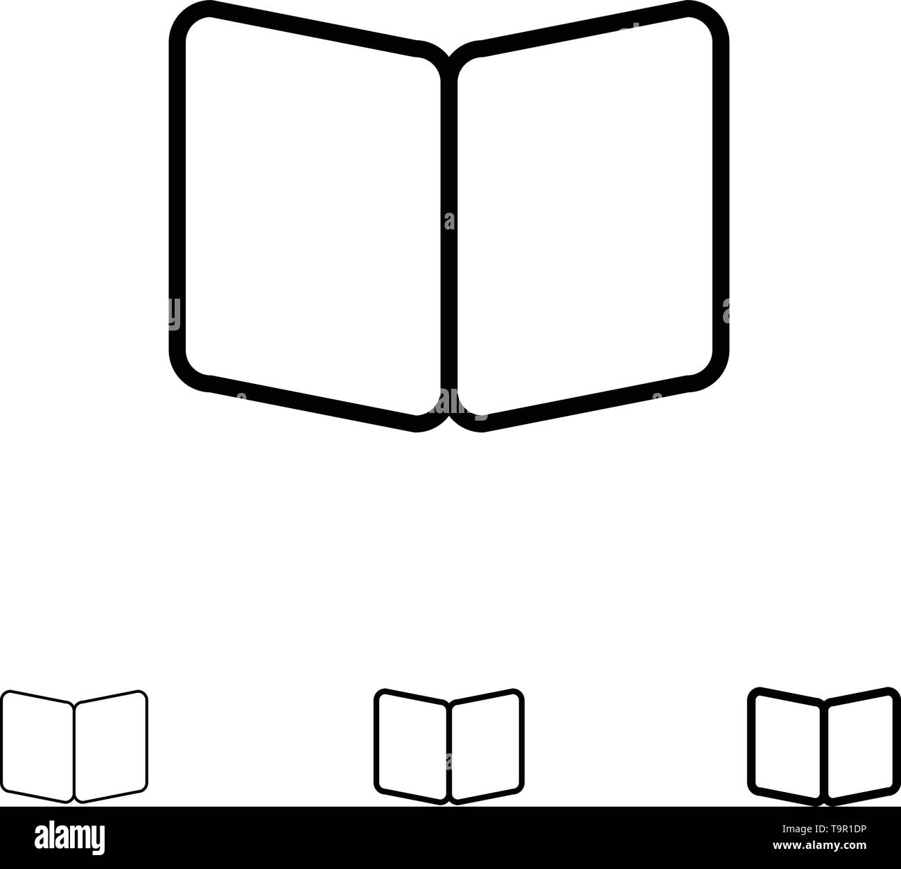 Open book page Black and White Stock Photos & Images - Alamy