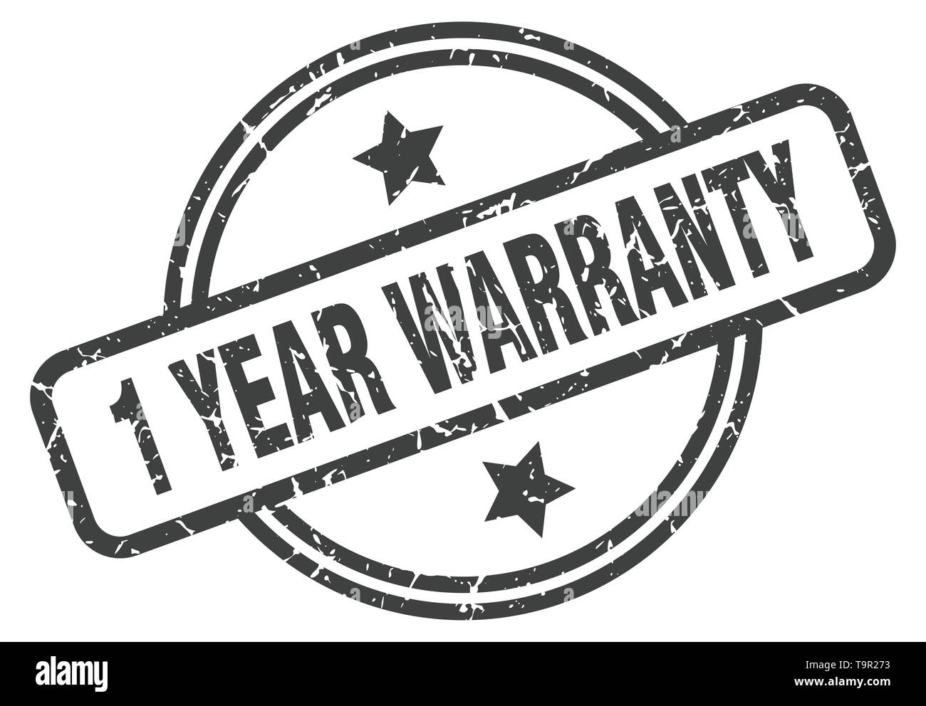 1 year warranty stamp isolated on white Stock Vector Image & Art - Alamy