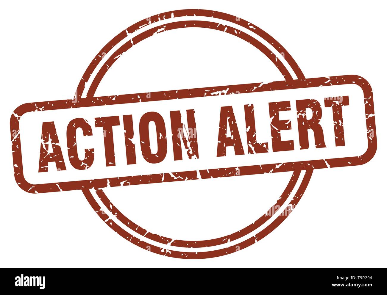 Action alert rubber stamp hi-res stock photography and images - Alamy