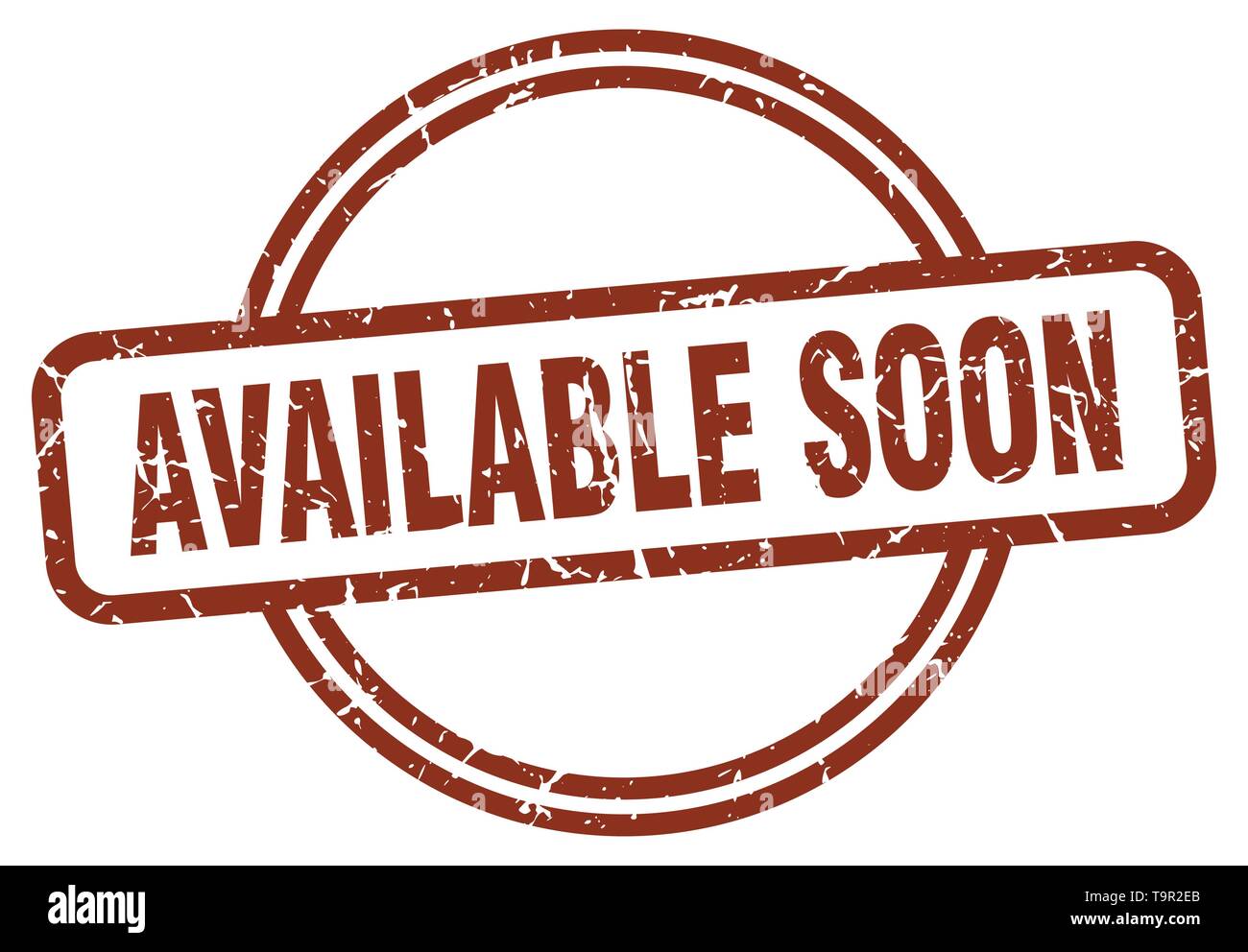 available soon stamp isolated on white Stock Vector Image & Art - Alamy