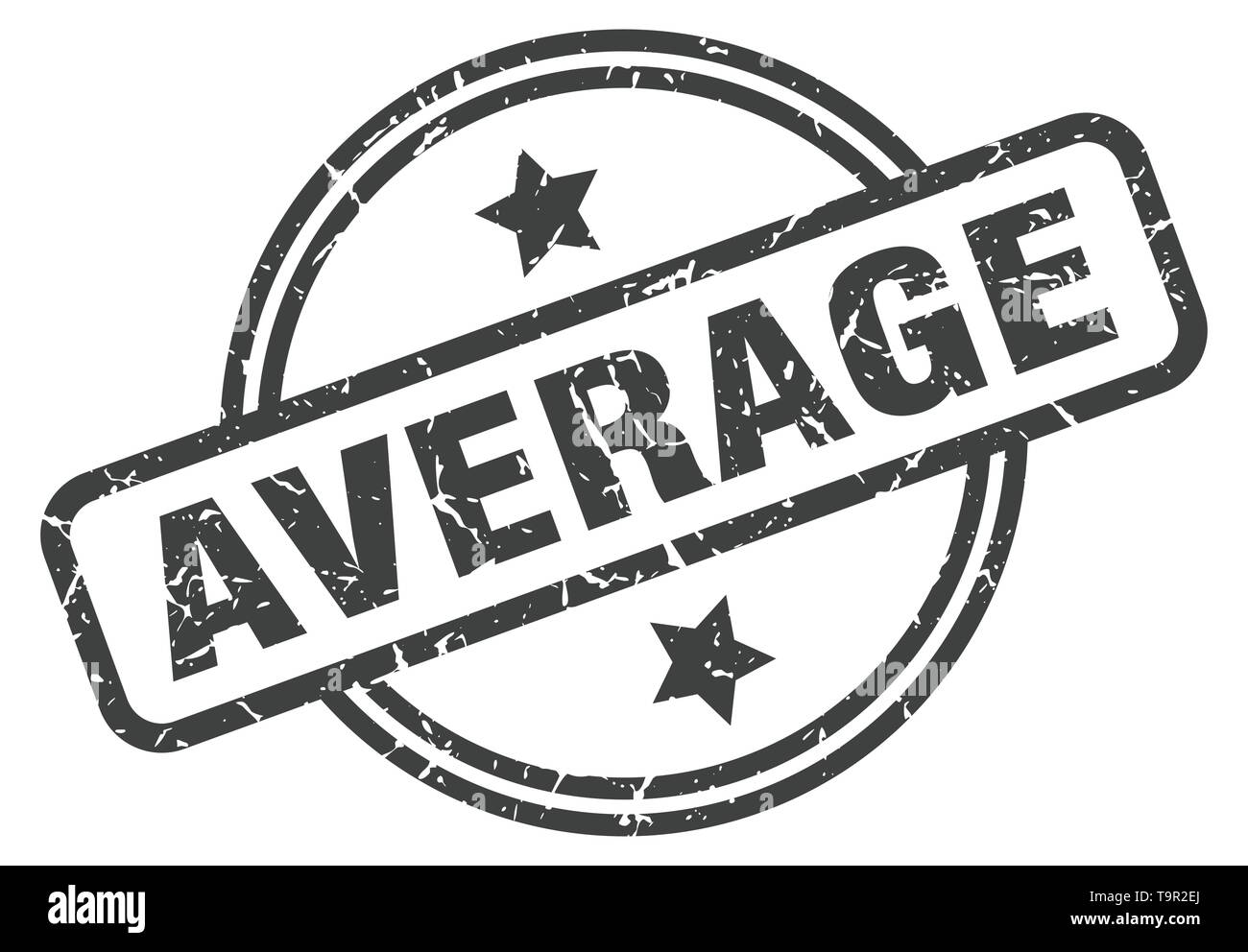 average stamp isolated on white Stock Vector Image & Art - Alamy