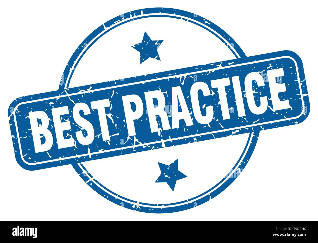 best practice round grunge isolated stamp Stock Vector Image & Art - Alamy
