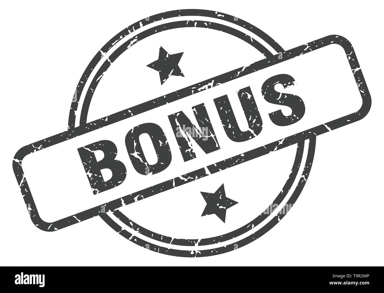 bonus stamp isolated on white Stock Vector Image & Art - Alamy