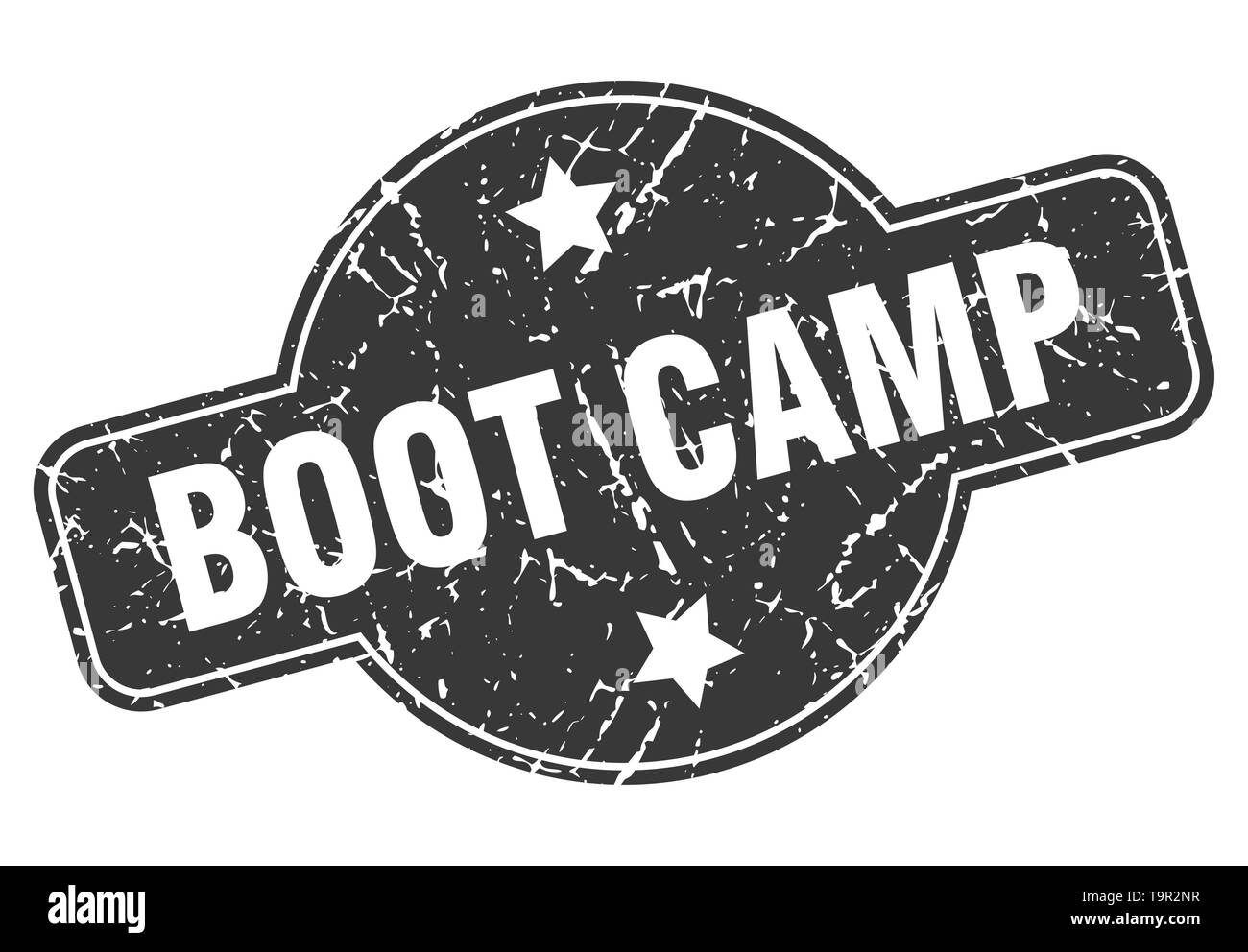 boot camp round grunge isolated stamp Stock Vector Image & Art - Alamy
