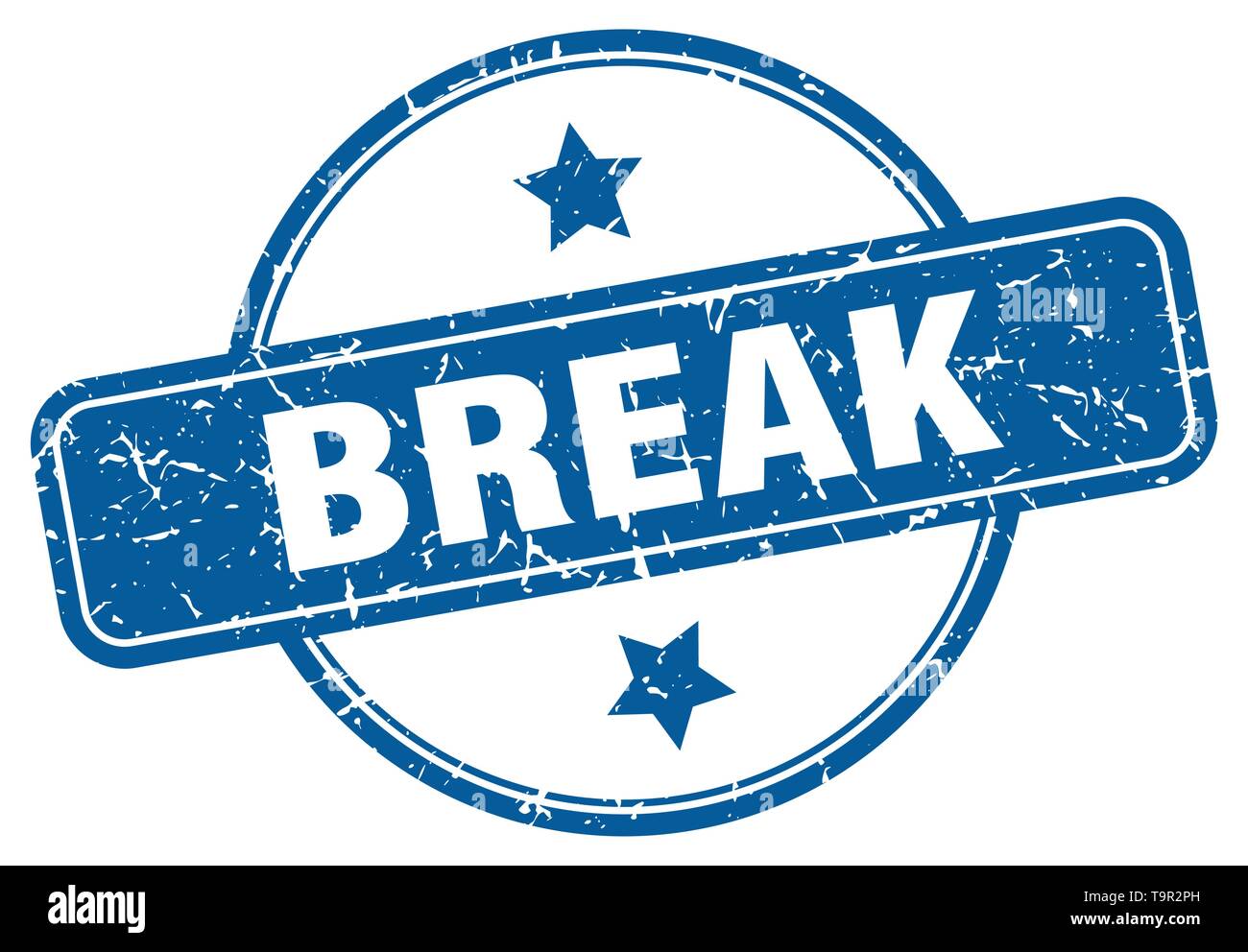 break round grunge isolated stamp Stock Vector Image & Art - Alamy