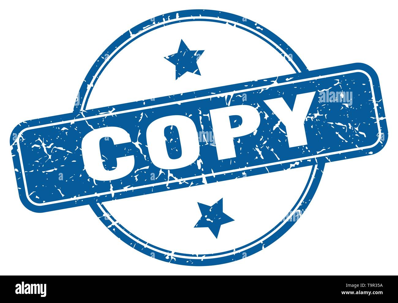 copy round grunge isolated stamp Stock Vector Image & Art - Alamy