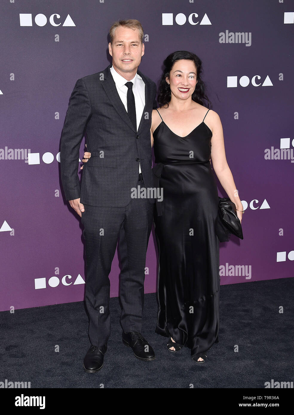 LOS ANGELES, CA - MAY 18: Shepard Fairey (L) and Amanda Fairey attend ...