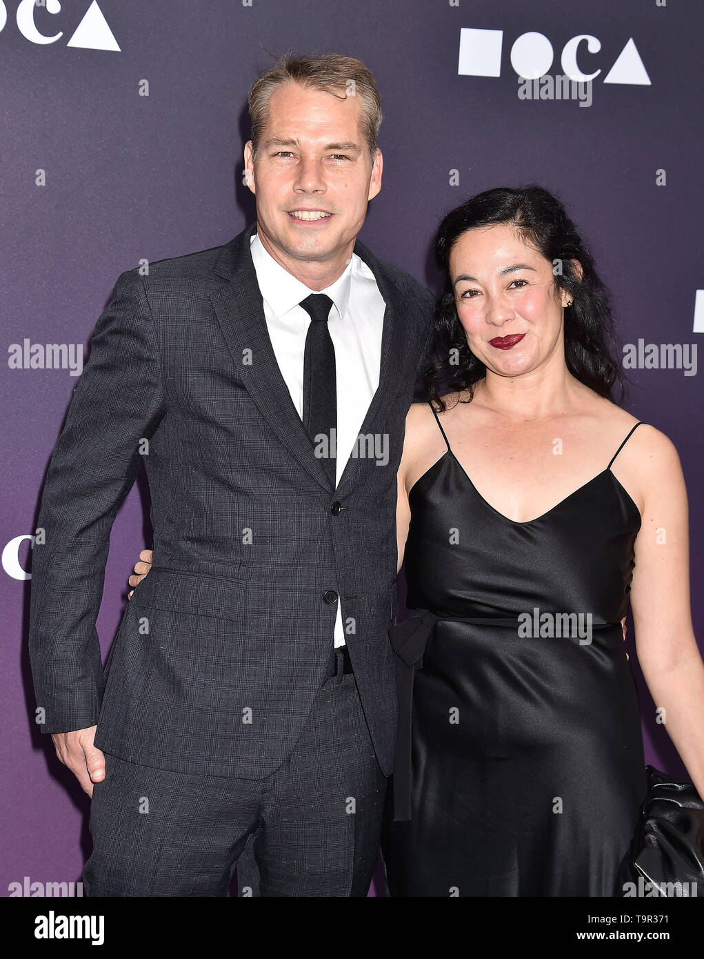 LOS ANGELES, CA - MAY 18: Shepard Fairey (L) and Amanda Fairey attend ...