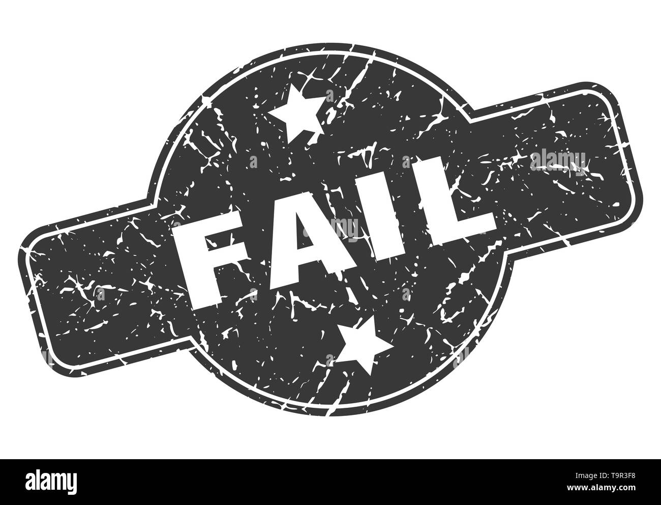 fail round grunge isolated stamp Stock Vector Image & Art - Alamy
