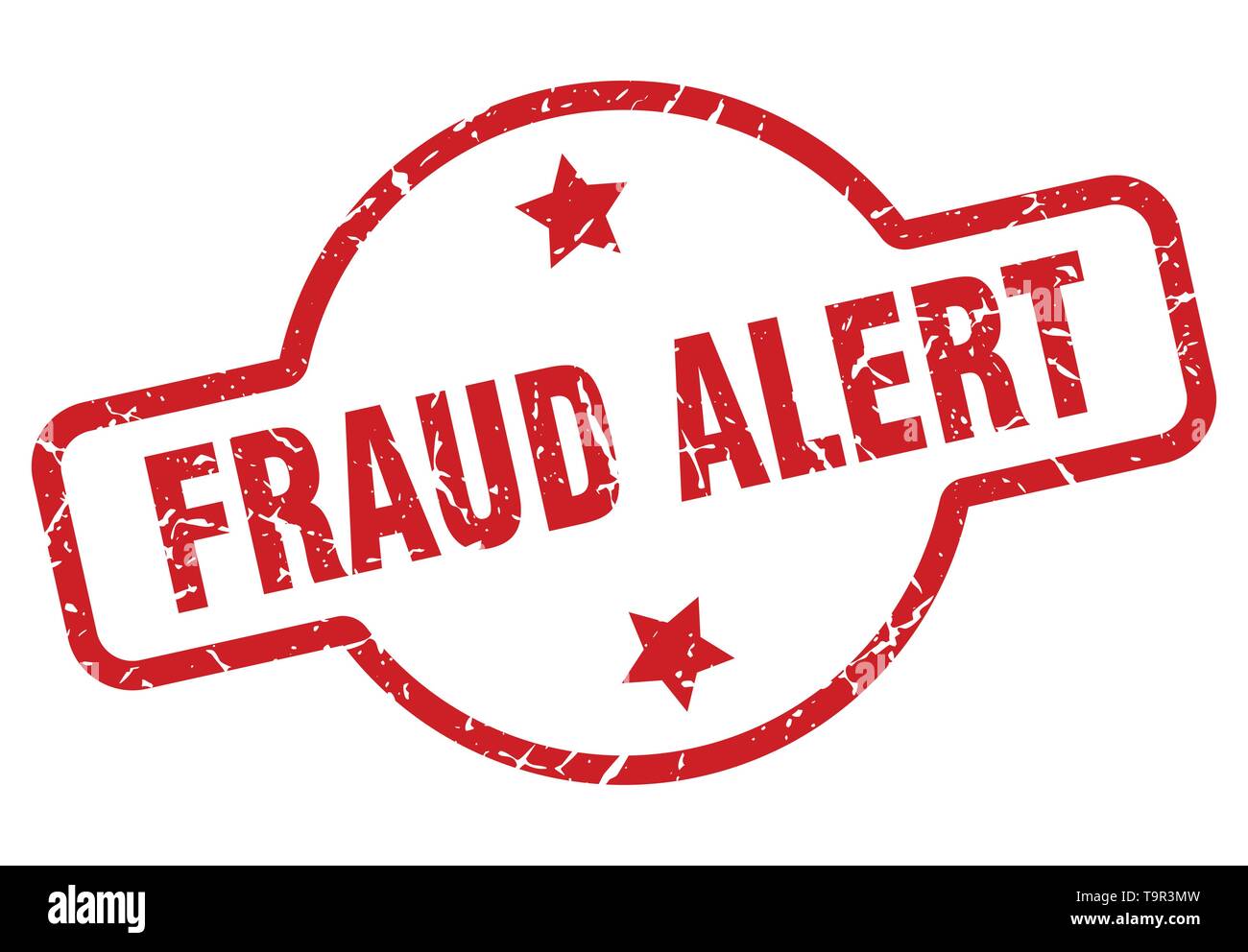 fraud alert stamp isolated on white Stock Vector Image & Art - Alamy