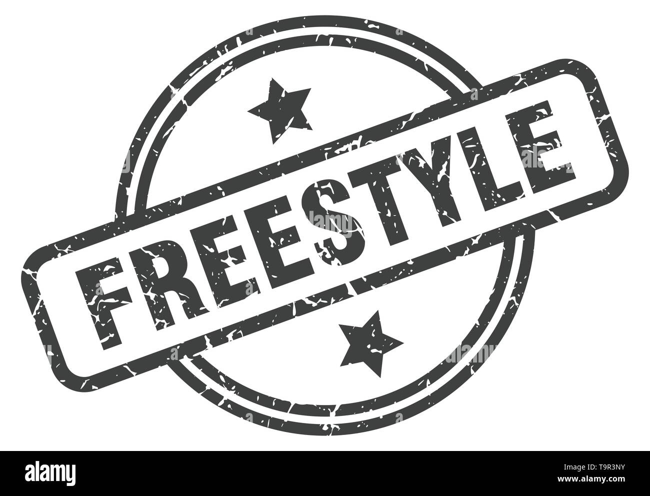 freestyle stamp isolated on white Stock Vector Image & Art - Alamy