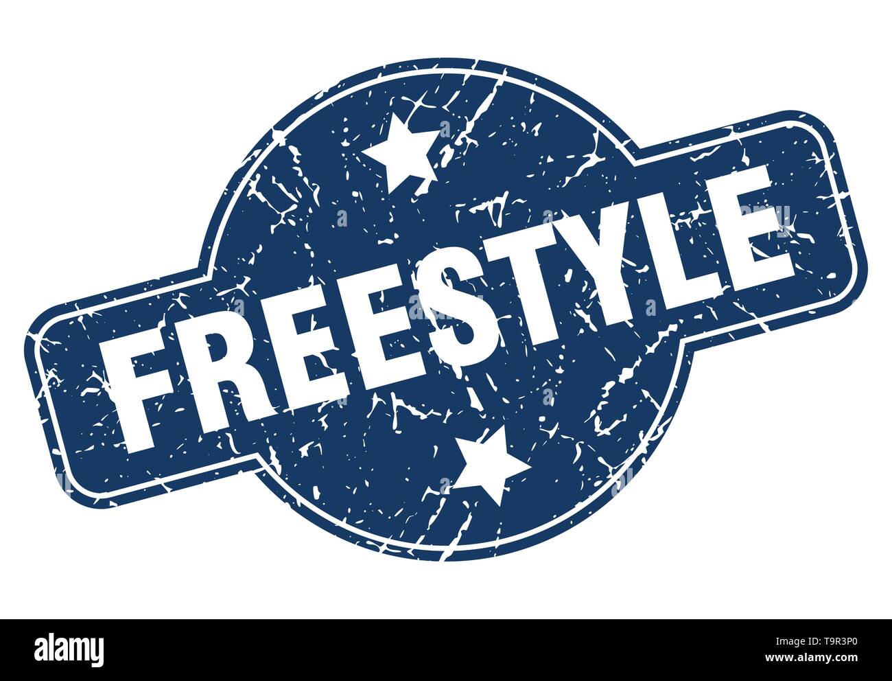 freestyle vintage round isolated stamp Stock Vector Image & Art - Alamy