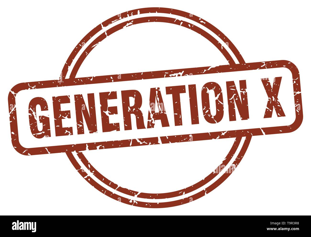 generation x stamp isolated on white Stock Vector Image & Art - Alamy