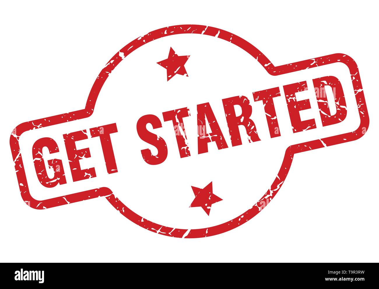 get started stamp isolated on white Stock Vector Image & Art - Alamy