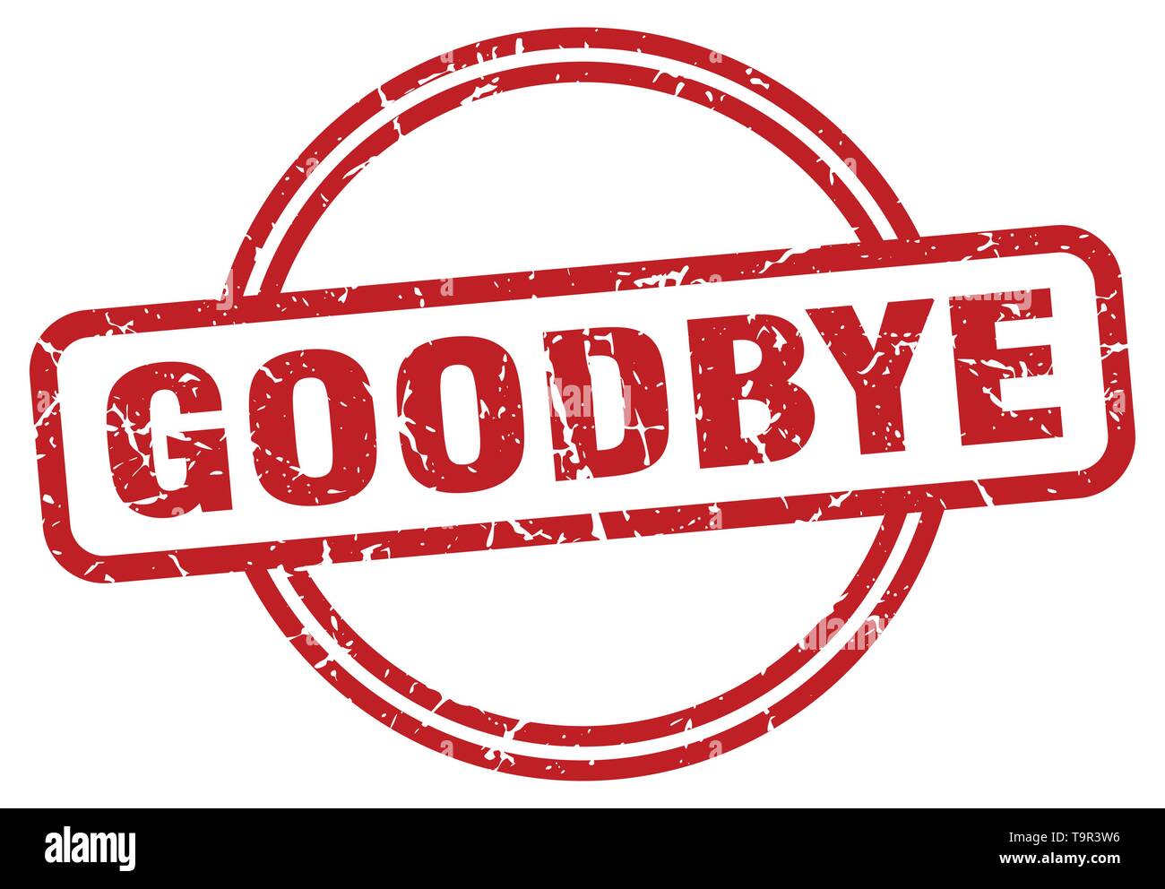 goodbye round vintage grunge stamp Stock Vector Image & Art - Alamy
