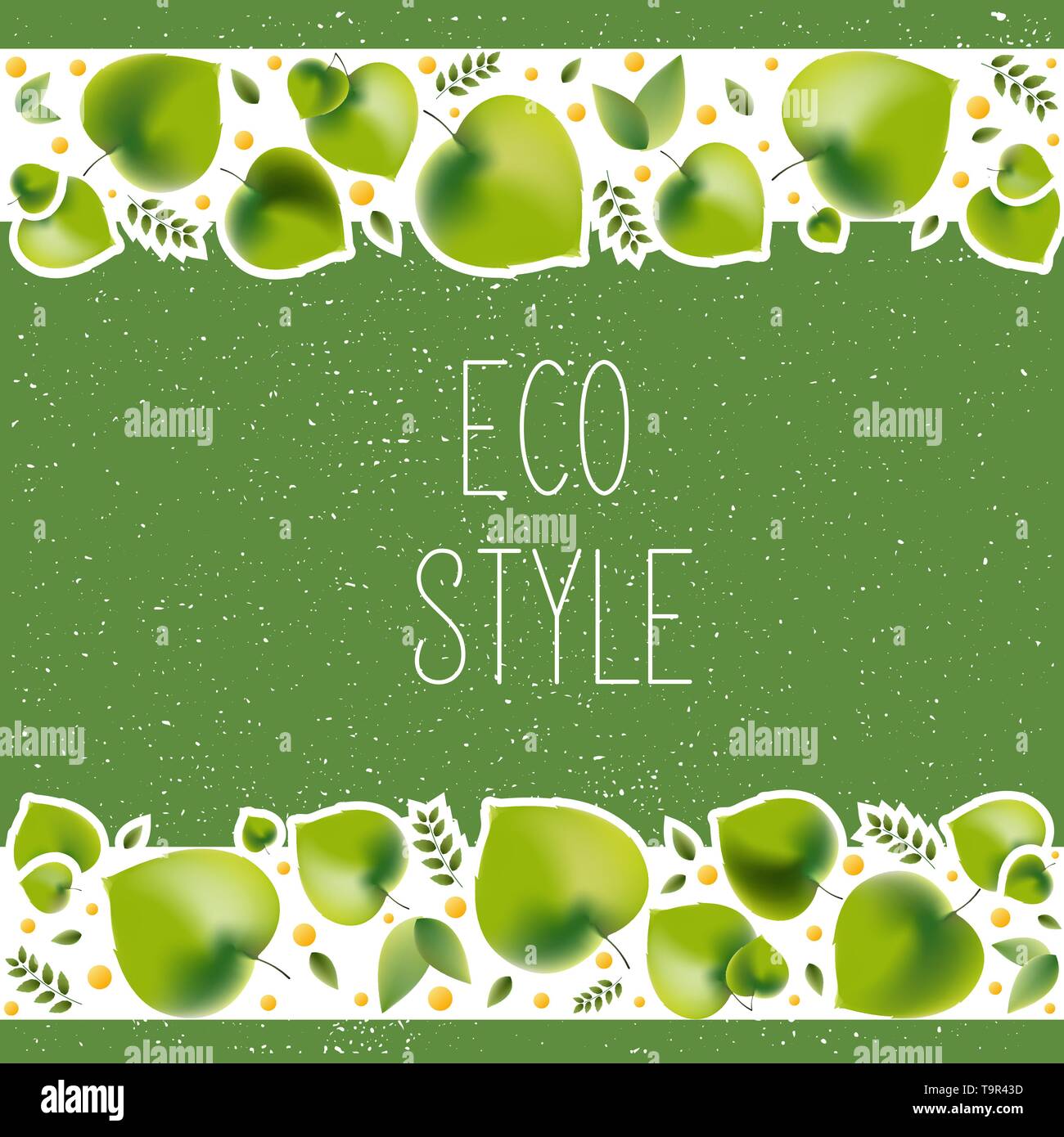 Vector illustration for environmental theme - eco style Stock Vector ...
