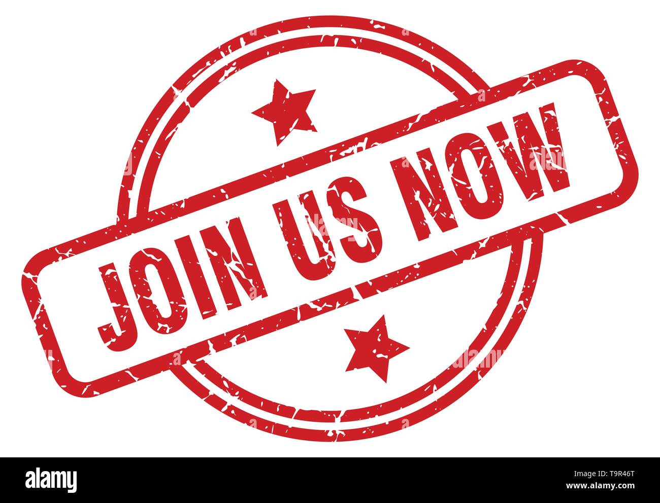 Join us round red Stock Vector Images - Alamy