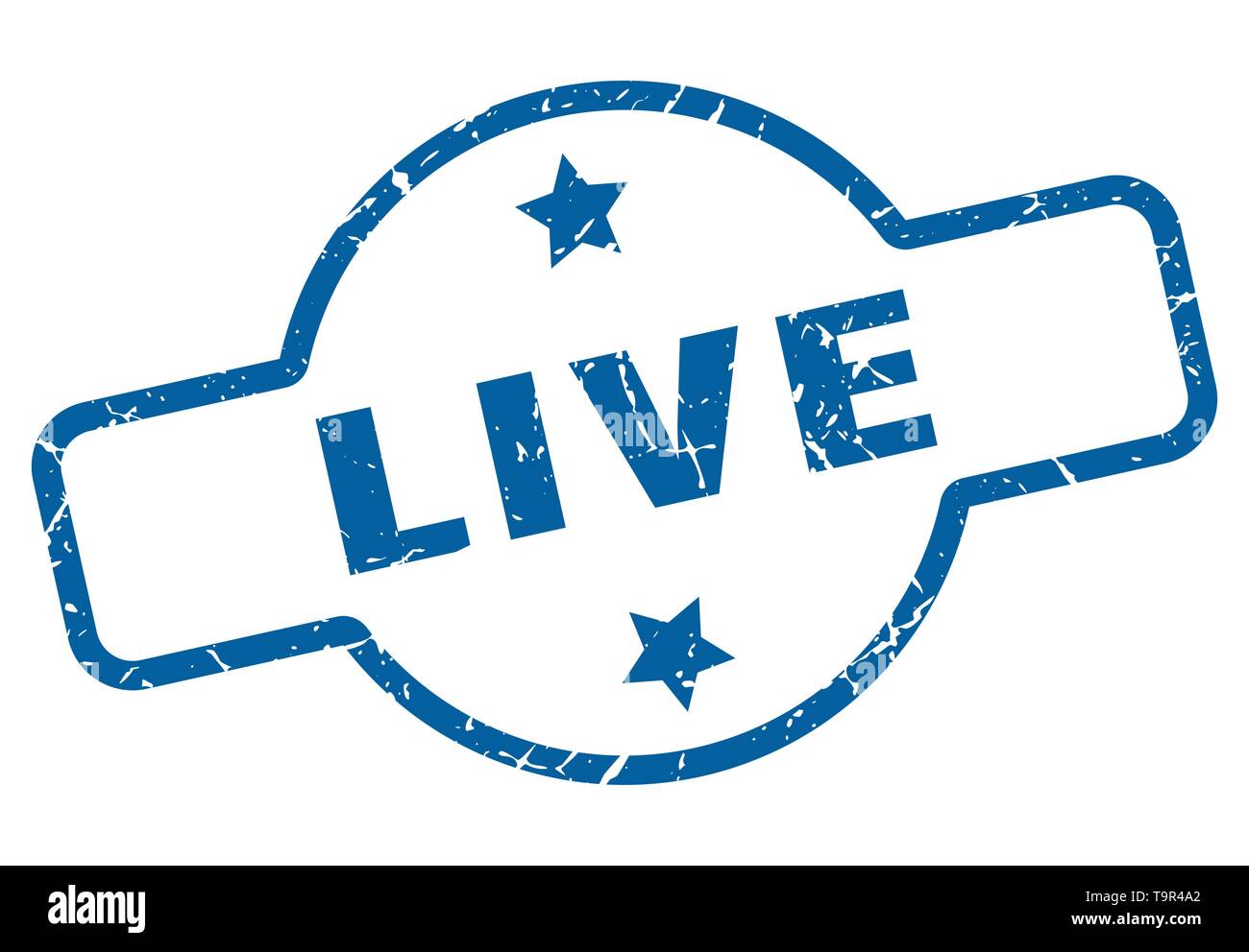 live vintage stamp. live sign Stock Vector Image & Art - Alamy