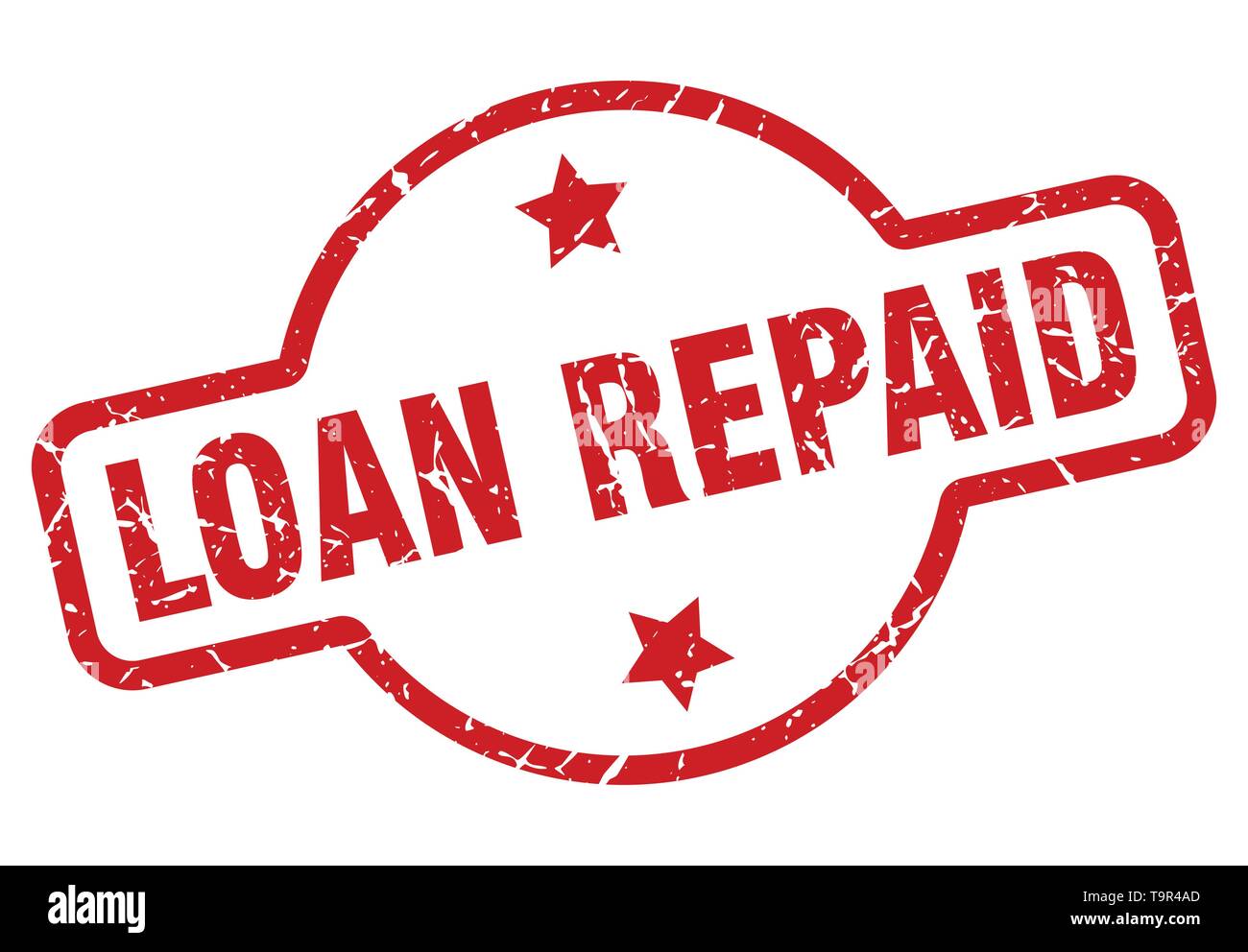 Loan repaid stamp hi-res stock photography and images - Alamy