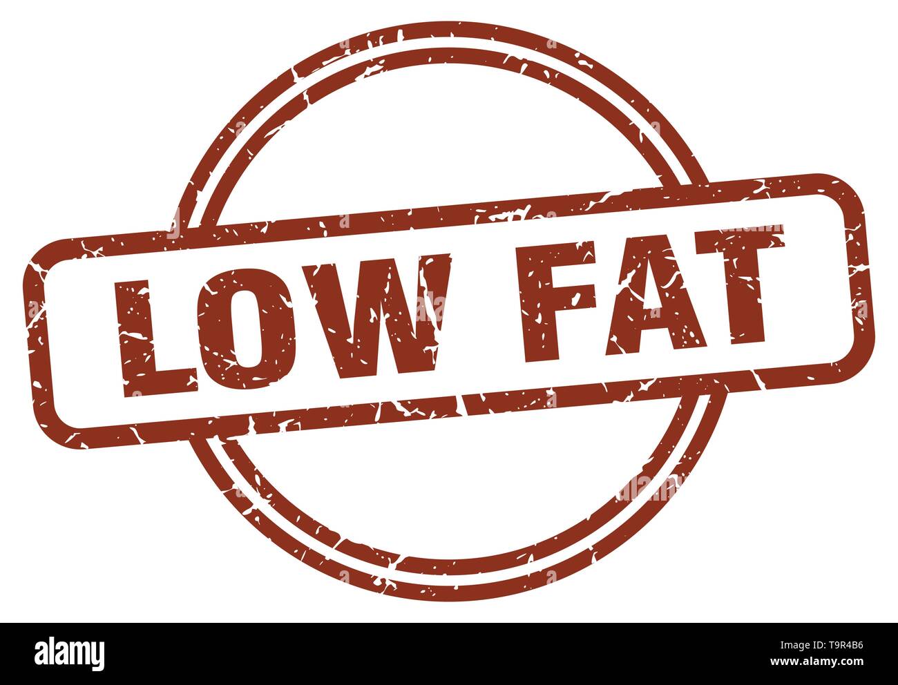 Low fat label circle hi-res stock photography and images - Alamy