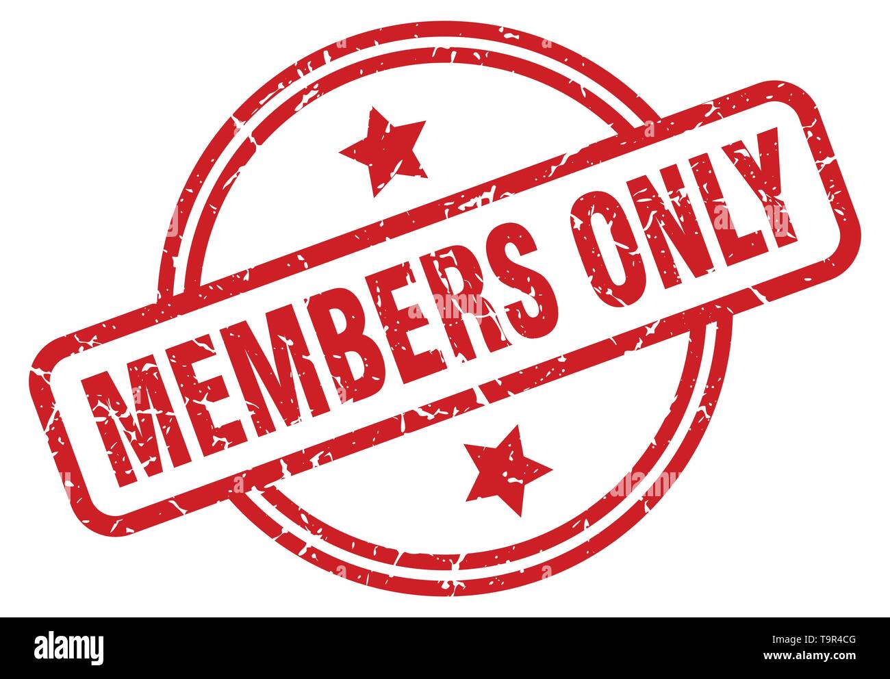 Members only rubber stamp Stock Vector Images - Alamy