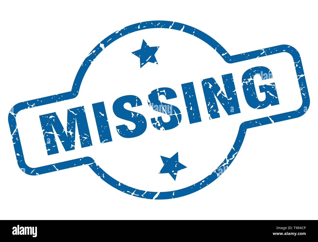 missing vintage stamp. missing sign Stock Vector Image & Art - Alamy