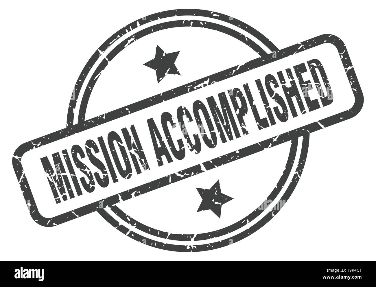 mission accomplished stamp isolated on white Stock Vector Image & Art ...
