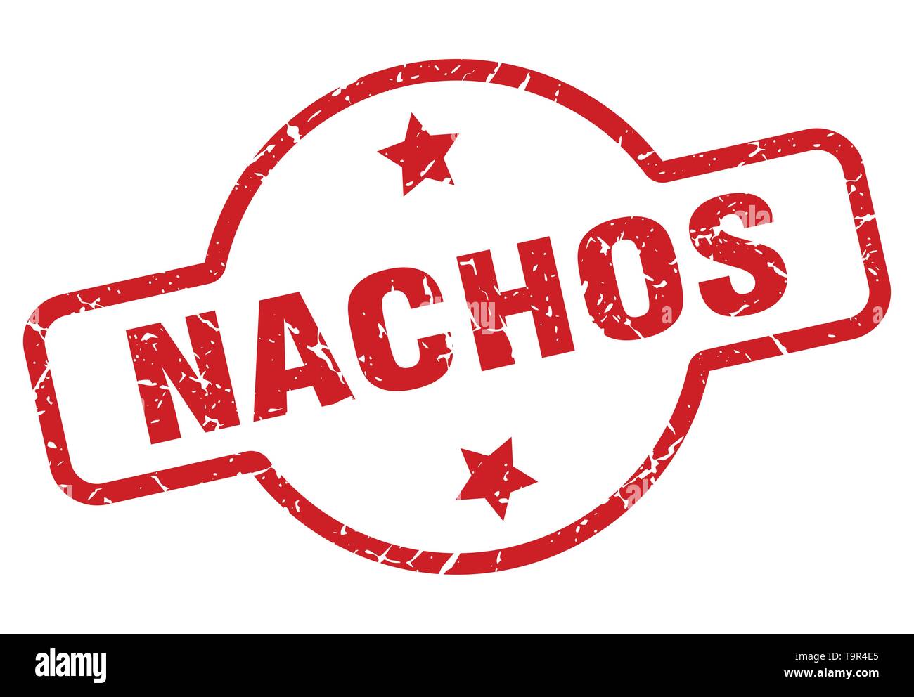 nachos stamp isolated on white Stock Vector Image & Art - Alamy